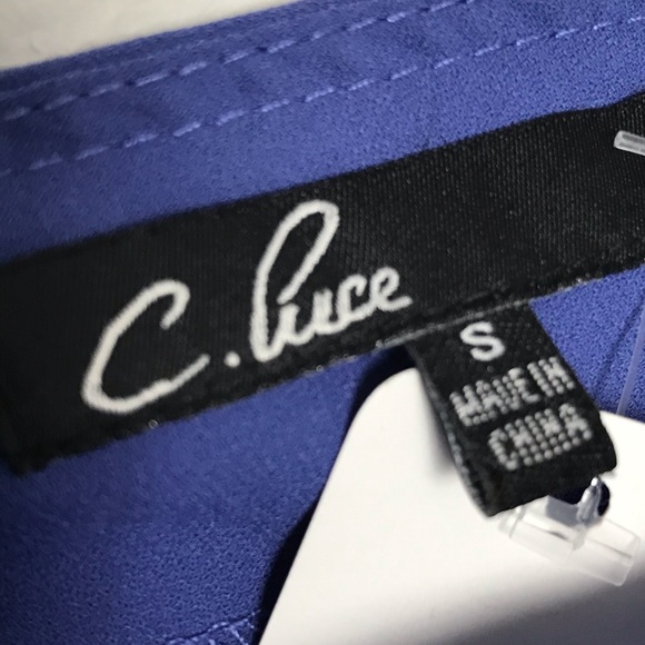 C. Luce | Dresses | C Luce Blackbluetan Design Minidress Size S | Poshmark